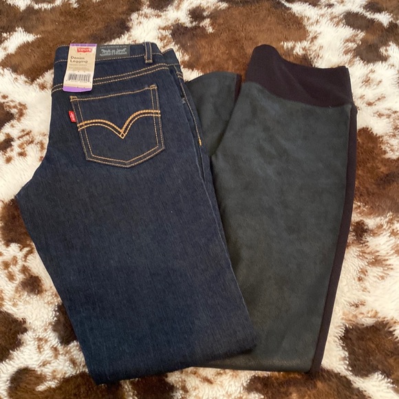 Levi's | Bottoms | Nwt Levis Dark Denim Jeggings And Art Class Leggings ...